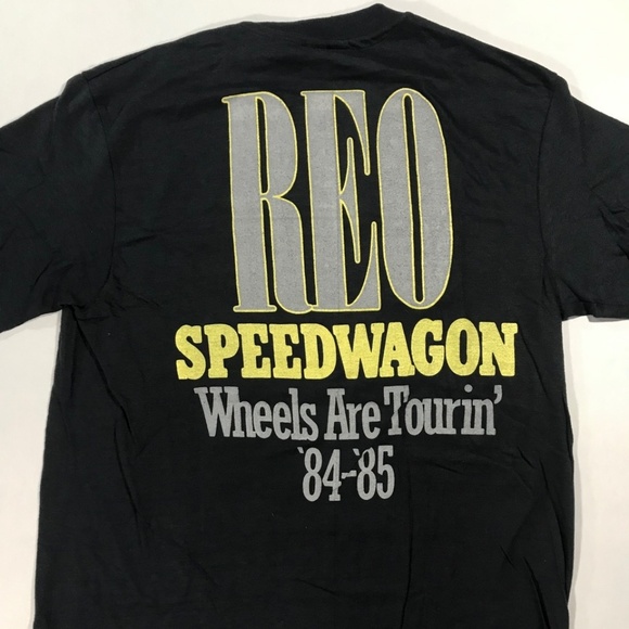 Vintage | Shirts | Vintage 984 Reo Speedwagon Band Tour Tee | Poshmark